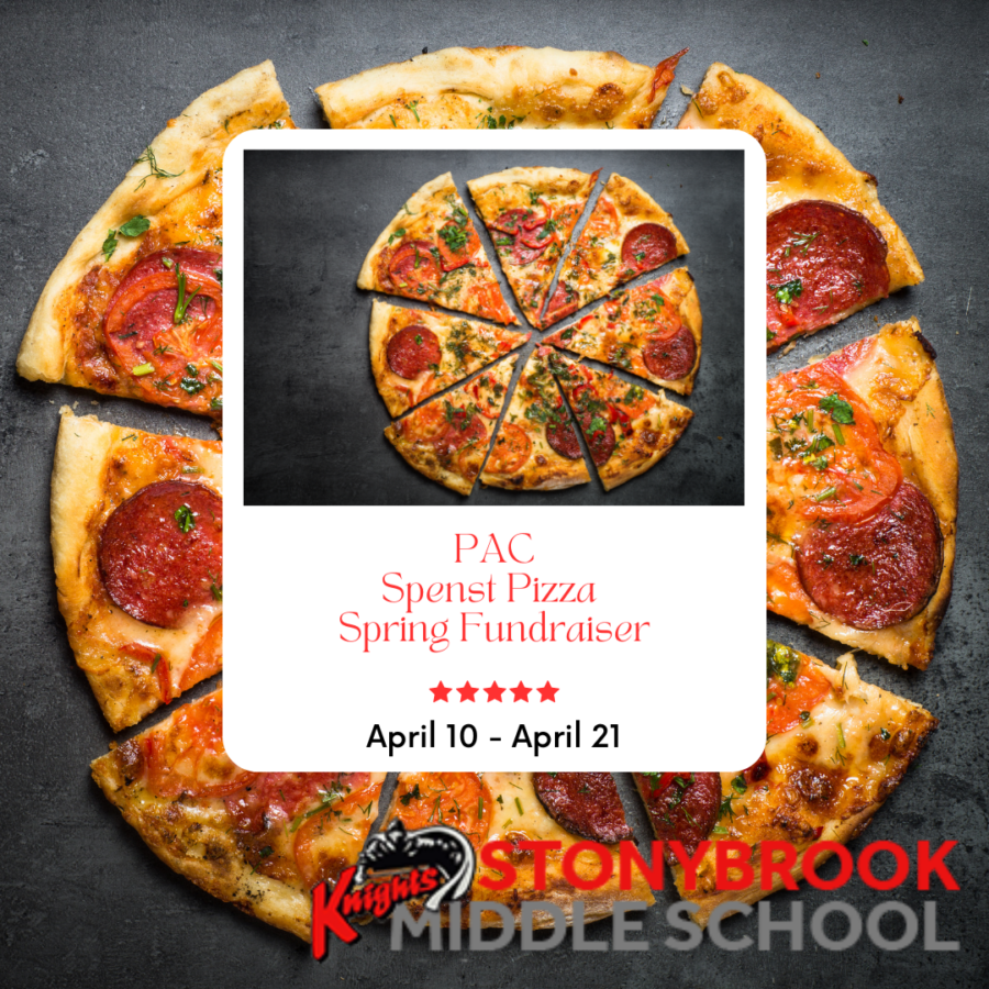 PAC Spenst Pizza Spring Fundraiser | Stonybrook Middle School